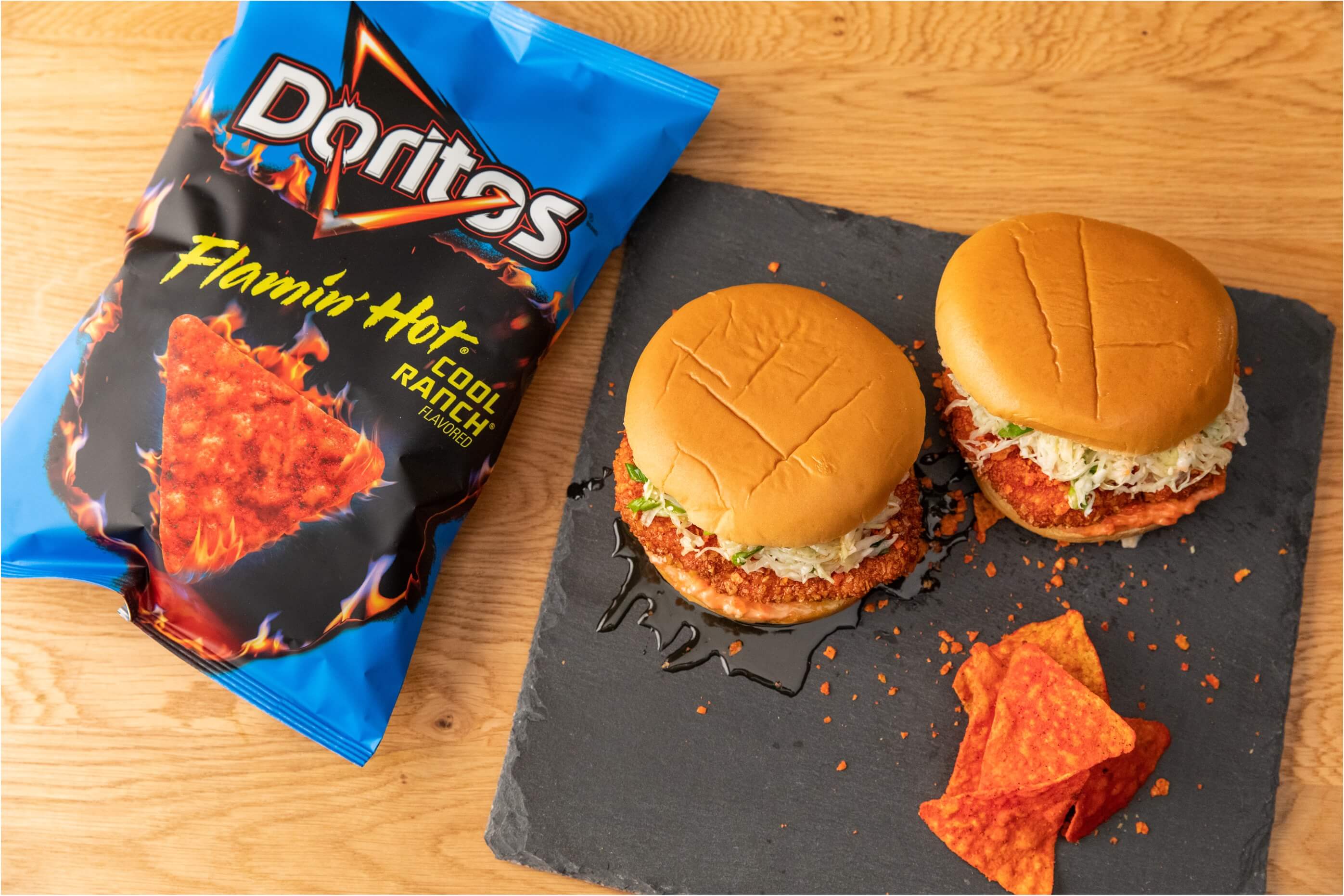 DORITOS® FLAMIN' HOT® COOL RANCH® Crispy Chicken Sandwich | Doritos ...